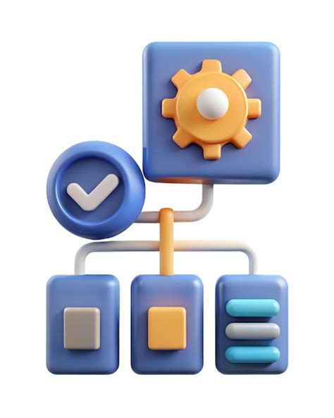 3d Ai System Icon Paired With Quality Audit Concept Icon For Vector Designs On White Background