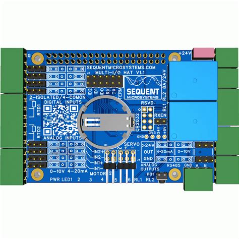 Multi Io 8 Layer Stackable Hat Mit Node Red Für Raspberry Pi Raspbe 6999