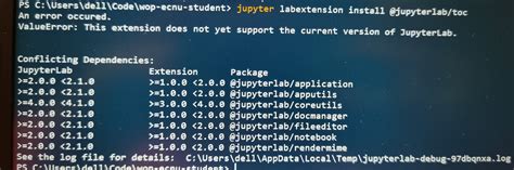 安装 jupyterlab toc 错误 · issue 7 · neolee wop · github