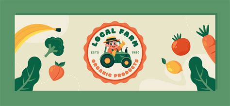 평면 디자인 팜 템플릿 디자인 무료 벡터