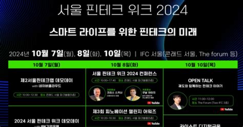 세계 디지털 금융 트렌드 공유···서울 핀테크 위크 7일 개막