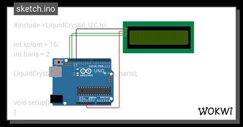 Running Text With Lcd Wokwi Esp32 Stm32 Arduino Simulator