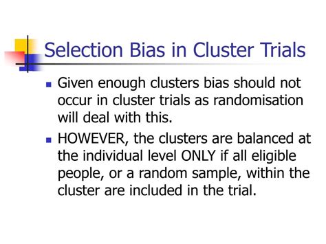 Ppt Cluster Randomised Trials Powerpoint Presentation Free Download
