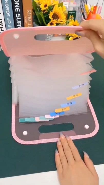 Folder File Organizer Expanding File Folder Clear Book 13 Layer High Capacity Classified Test