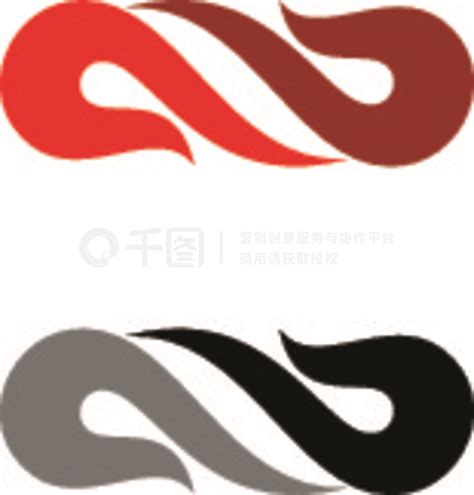 标志免抠元素 旋风无限标志模板插图设计。矢量 Eps 10。 素材免费下载 155像素 Eps格式 编号42864634 千图网