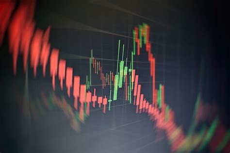 비즈니스 및 재무 개념 및 보고서에 대 한 주식 시장에 다이어그램과 경제 그래프 추상 파란색 배경입니다 개념에 대한 스톡 사진