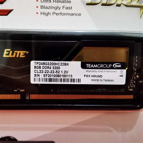 Promo Ram Ddr4 8gb Pc 3200 Mhz Single Memory Team Elite Diskon 11 Di Seller Foursquare