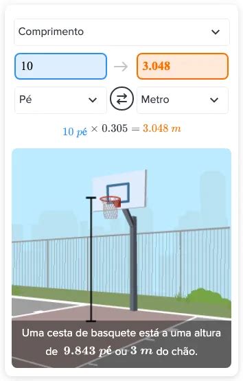 Respostas Do Flexi Converta 10 Pés Em Metros Ck 12 Foundation