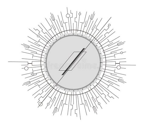 Abstract Design Element In Constructivism Style Minimalistic Abstract Sign Stock Vector