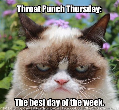 Grumpy Cat Happy Thursday
