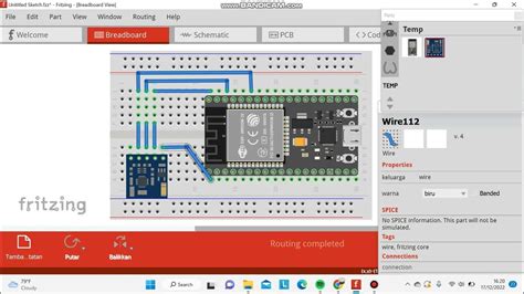 Skematik File Project Esp32 Gyro Mpu6050 Pada Aplikasi Fritzing Youtube