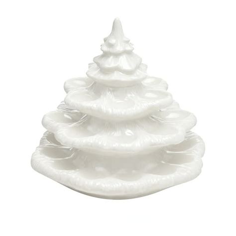 Ceramic Christmas Tree Deviled Egg Holder