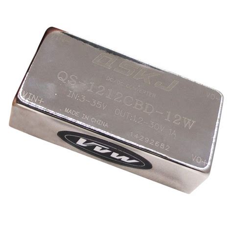 Dc Converter 3 35v To 1 2 30v Auto Step Up Down Module With Aluminum Shell Qs 1212cbd 24w