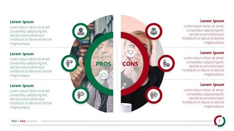 pros and cons template powerpoint