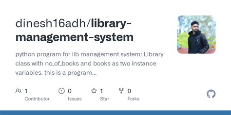 Github Dinesh16adhlibrary Management System Python Program For Lib Management System