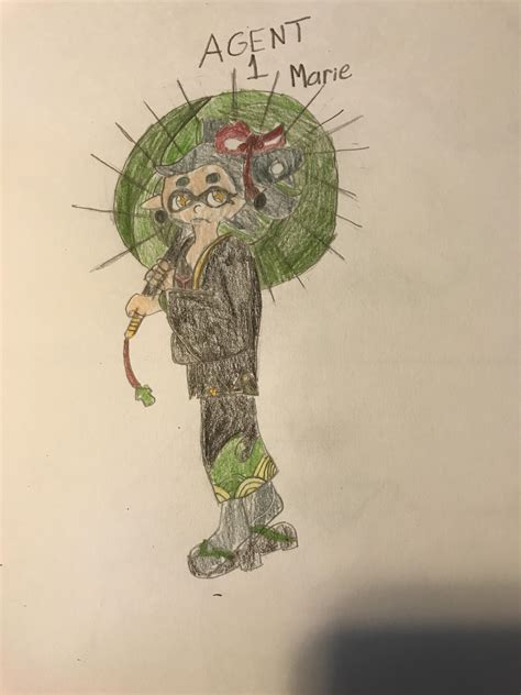 I Drew Marie How Did I Do R Splatoon