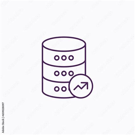Database Performance And Optimization Icon Speedometer Symbol For Performance Monitoring And