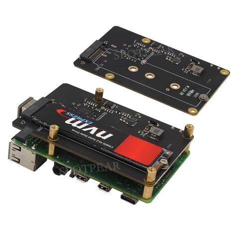 X872 Raspberry Pi 4 USB To M 2 NVMe SSD Expansion Board NAS Support