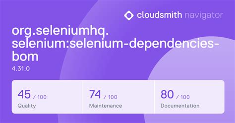 Leniumselenium Dependencies Bom 4310 Maven