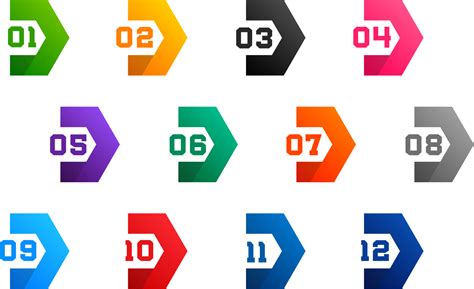 방향 번호 글 머리 기호 개인화 된 창 데칼 Tenstickers