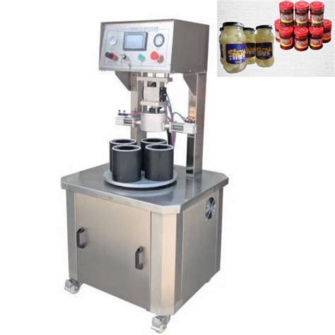 Industrial Glass Bottle Lid Capping Machine Glass Can Lid Closing Machine Glass Jar Lid Closing