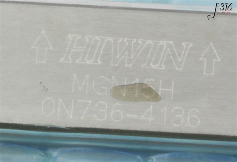 30935 HIWIN LINEAR GUIDE RAIL BLOCK 21CM RAIL LOT OF 2 NEW J316Gallery