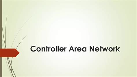 Controller Area Network Pptx