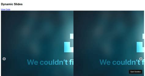 Splidejs Codesandbox