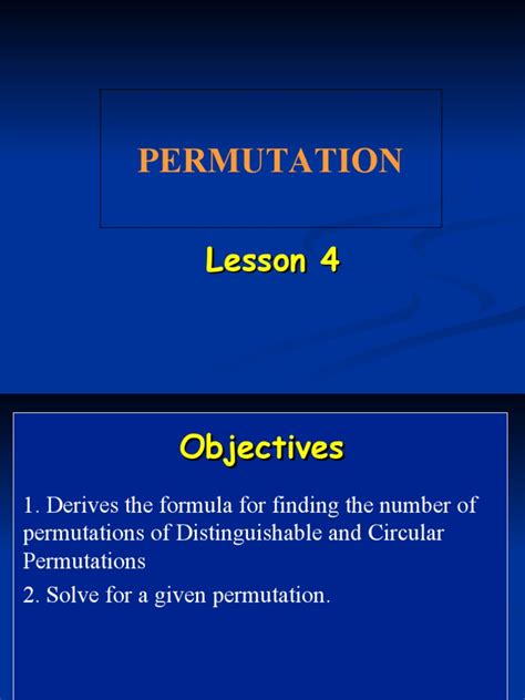 Q3 L4 Permutation Pdf Permutation Numbers