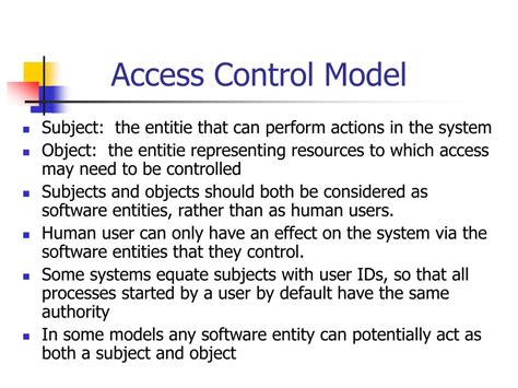 PPT Access Control PowerPoint Presentation Free Download ID 2788302