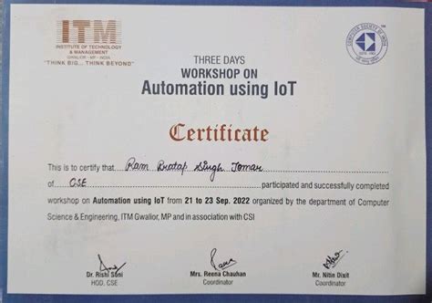 Rampratap Singh Tomar On Linkedin Iot Success Automation