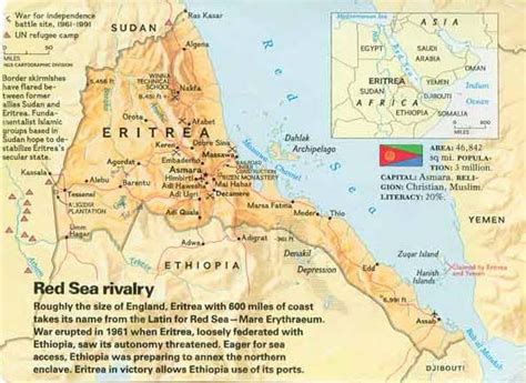 Mapas Geográficos Da Eritreia Em 2020 Eritreia Geografia Mapa