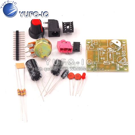 Lm386 초소형 미니 앰프 보드 저전력 3 ~ 12v Diy 학습 키트반도체 집적회로 Aliexpress
