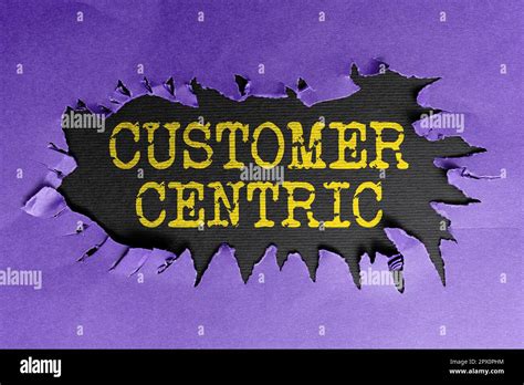 Text Showing Inspiration Customer Centric Concept Meaning Process Of