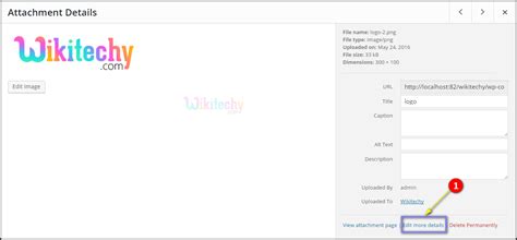 Wordpress Edit Media Wordpress Tutorial Wikitechy