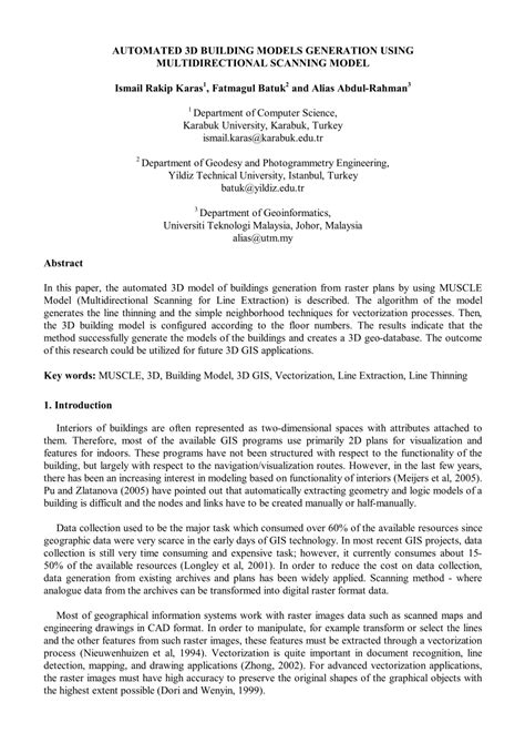 Pdf Automated 3d Building Models Generation Using Multidirectional