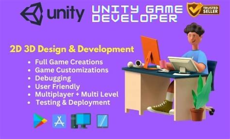 be your unity game developer 2d 3d unity game design and customization