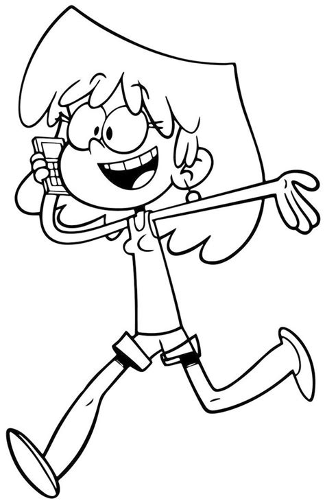 Loud House Coloring Pages Sketch Coloring Page