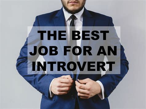 The Best Job For An Introvert Introvert Spring