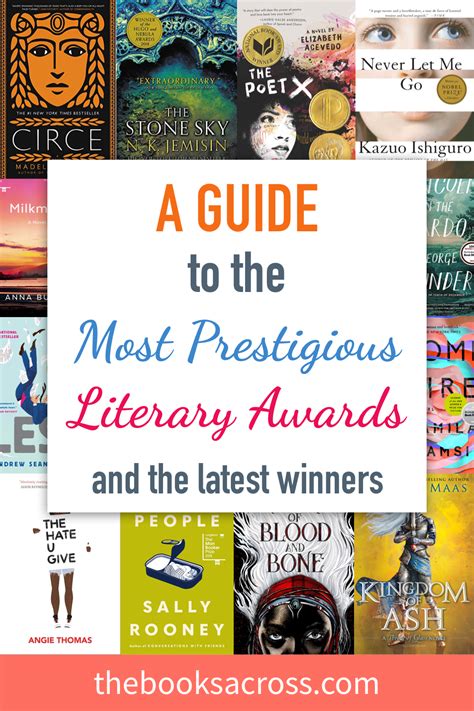 A Guide To The Most Prestigious Literary Awards Artofit