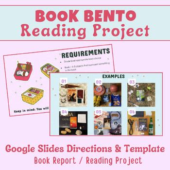 Book Bento Project By Hill1ela Tpt