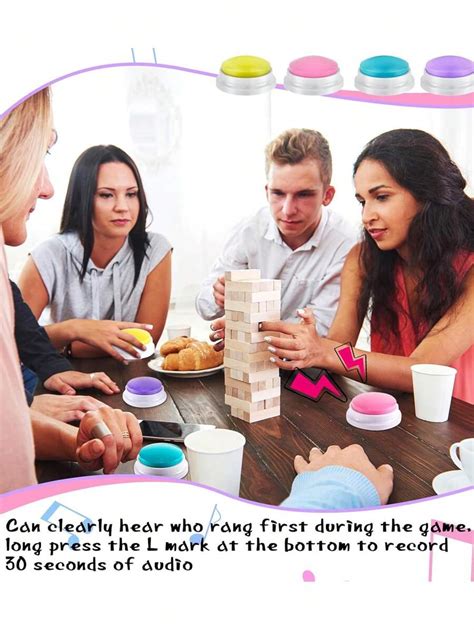 3 Pezzi Buzzers Per Risposte Buzzers A Pulsante Per Giochi A Quiz