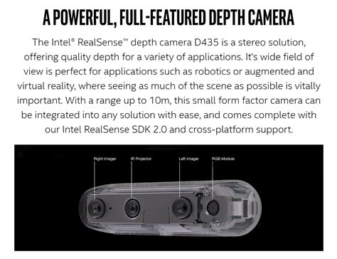 intel realsense depth camera d435 d435i a powerful full featured depth