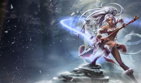 Snow Bunny Nidalee Splash Art