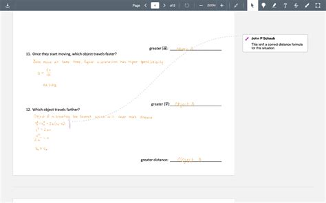 Solved Two Objects A And B Are Released From Rest In Free