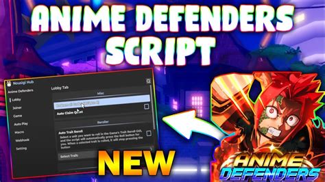 NEW Anime Defenders Script PASTEBIN 2024 AUTO PLAY MACRO REEDEM CODES YouTube