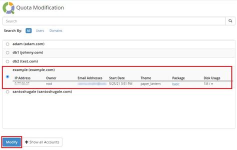 How To Manage Bandwidth And Disk Usage With Whm