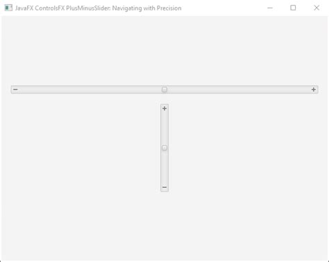 Javafx Controlsfx Plusminusslider Navigating With Precision
