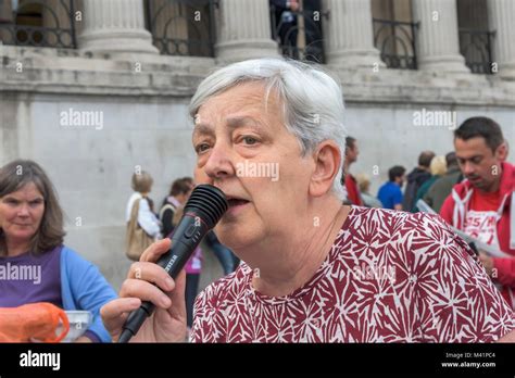 Candy Udwin Speaks At The Alternative Party And Picket By Striking