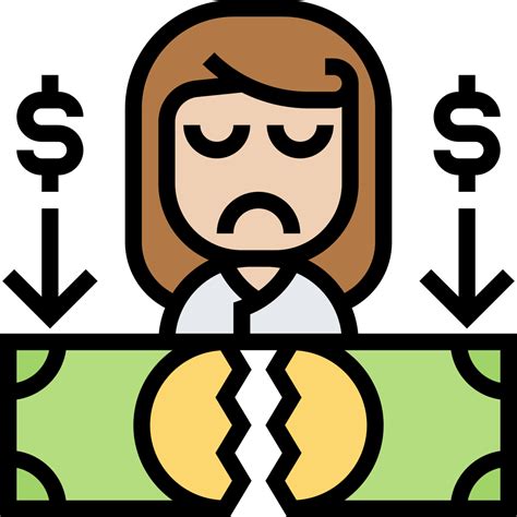 Reduce Cut Wage Salary Crisis Icon Download On Iconfinder